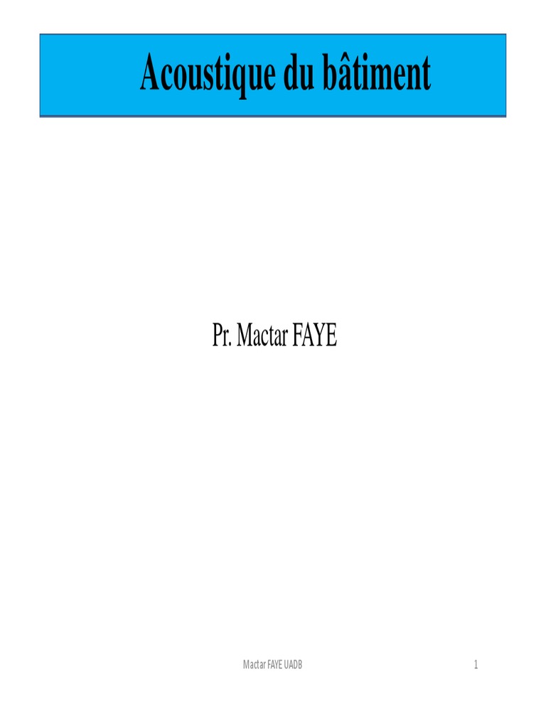 Chapitre 4 | PDF | Mécanique newtonienne | Acoustique