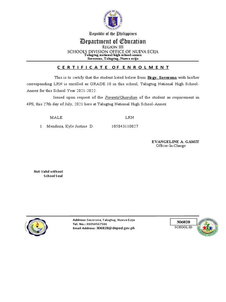 4PS Certificate | PDF