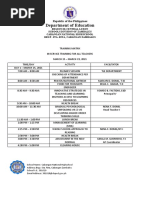 SLAC Training Matrix Template | PDF | Learning
