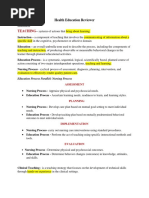 Health Education Notes | PDF | Motivation | Motivational
