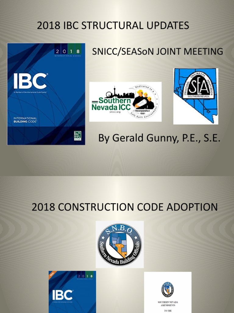 2018 Ibc Structural Updates | PDF | Applied And Interdisciplinary ...