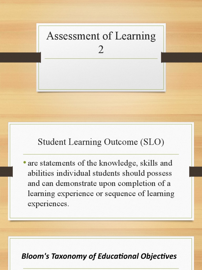 Assessment of Learning 2 | Download Free PDF | Reading Comprehension ...