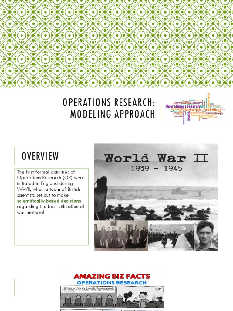 01 Operations Research - Modeling Approach | PDF | Mathematical Optimization | Mathematics Of ...