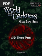 WoD Character Sheet | PDF | Leisure Activities | Role Playing