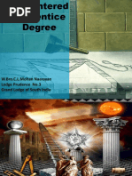 Entered Apprentice Study Guide | PDF | Freemasonry | Masonic Lodge