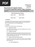 Electrical Engineering Project Proposal Template | PDF | Specification ...