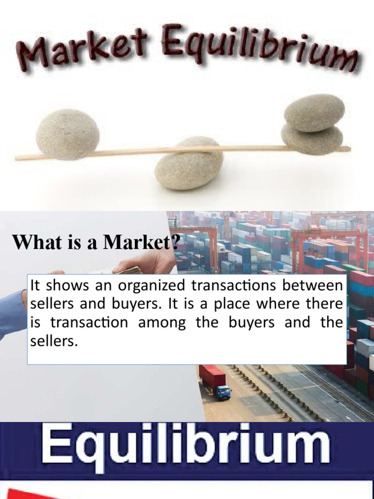 Market Equilibrium Basics | PDF | Economic Equilibrium | Prices
