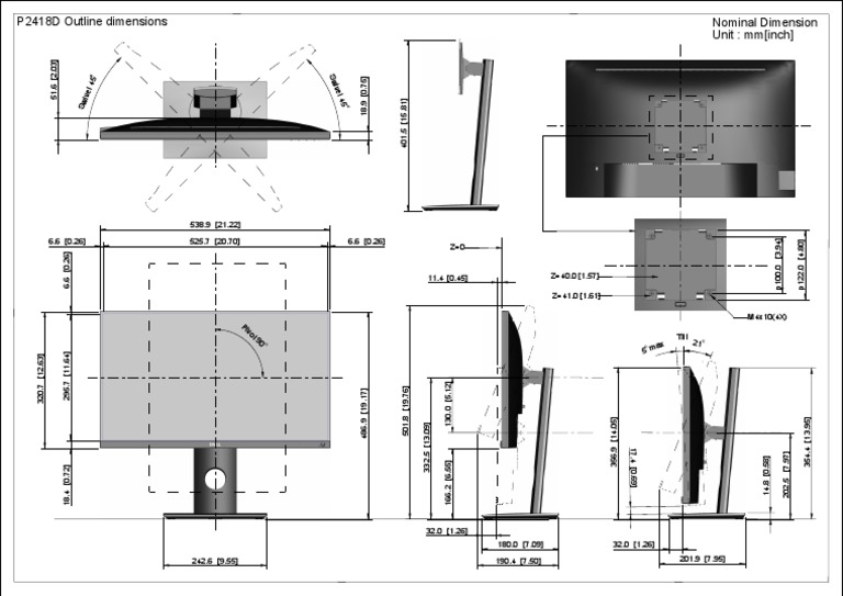 Dell P2418D Monitor Reference Guide | PDF