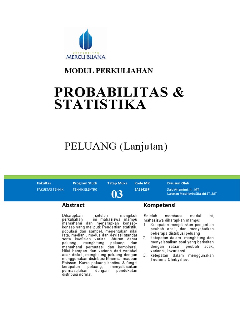 Probstat 3 | PDF