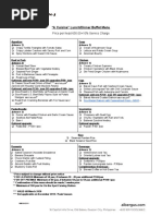 Tramway Timog Package PDF | PDF | Lunch | Salad