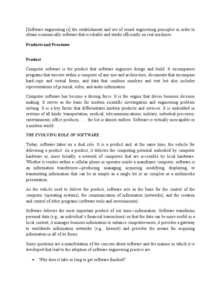 Understanding Software Engineering Essentials | PDF | Software | Software Prototyping