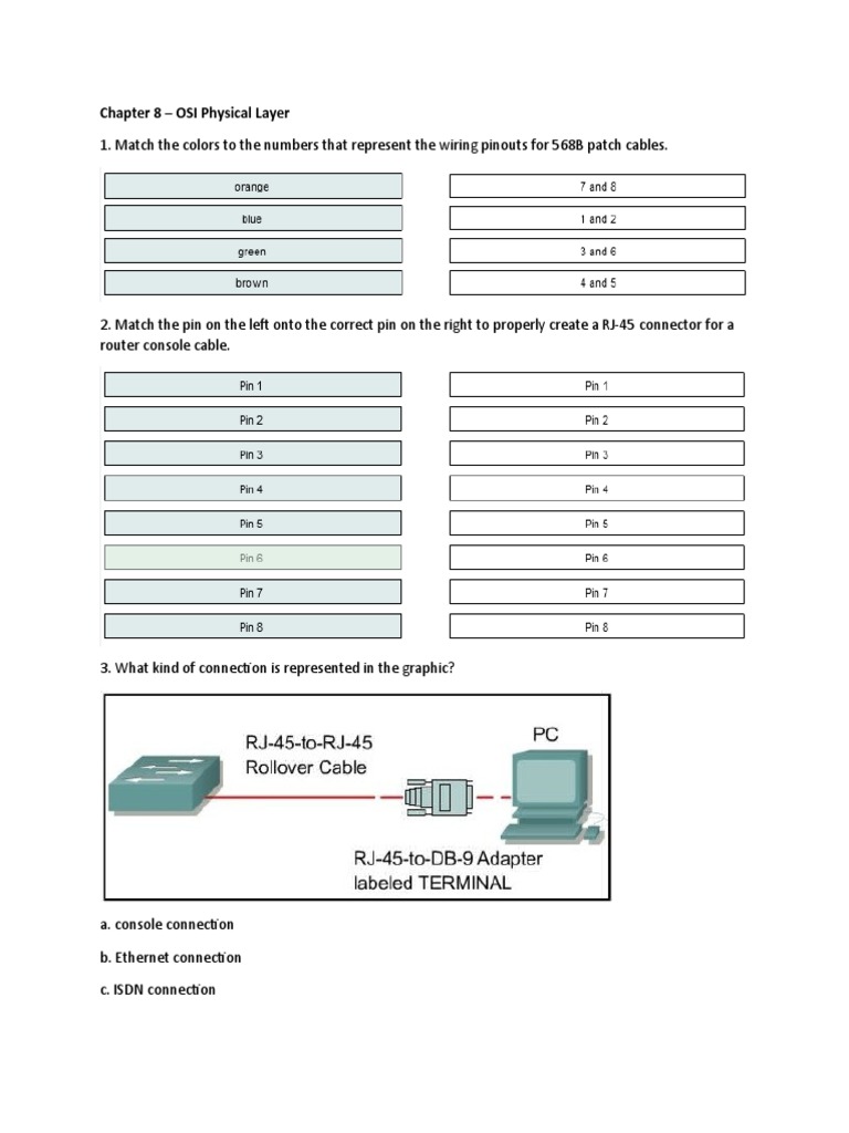 Network Fundamentals Chapter 8 - OSI Physical Layer | PDF | Transmission Medium | Computer Network