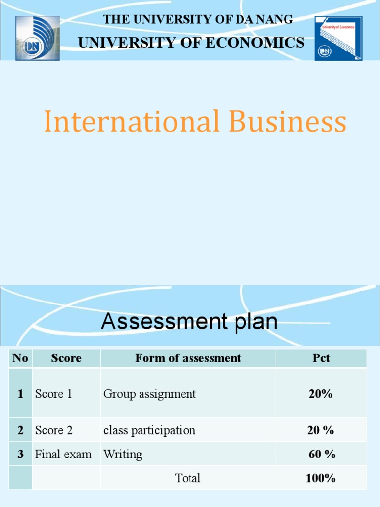 International Business: University of Economics | PDF | Globalization ...