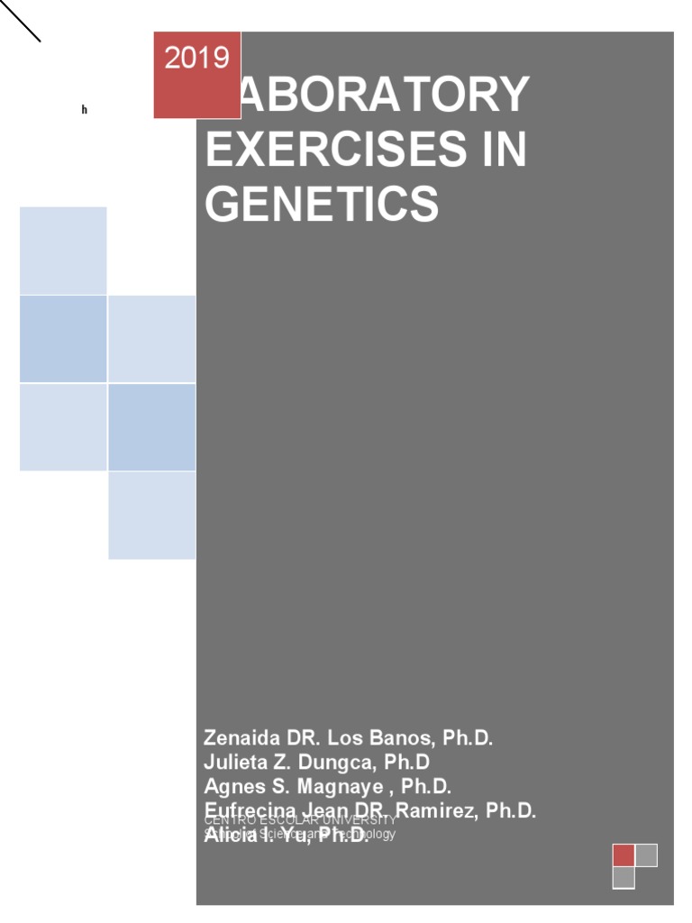 Lab Manual in Genetics 2019 | PDF | Meiosis | Cell (Biology)