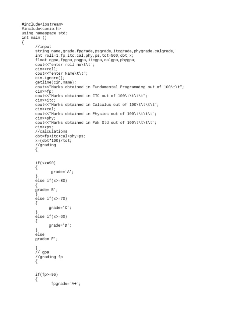 Exam Sheet C++ Program | PDF | Computer Programming | Software Engineering