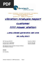 Sample Basic Vibration Analysis Report PDF | PDF | Bearing (Mechanical ...