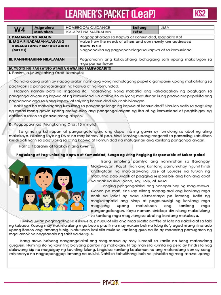 Q4 HG 5 Week4 | PDF