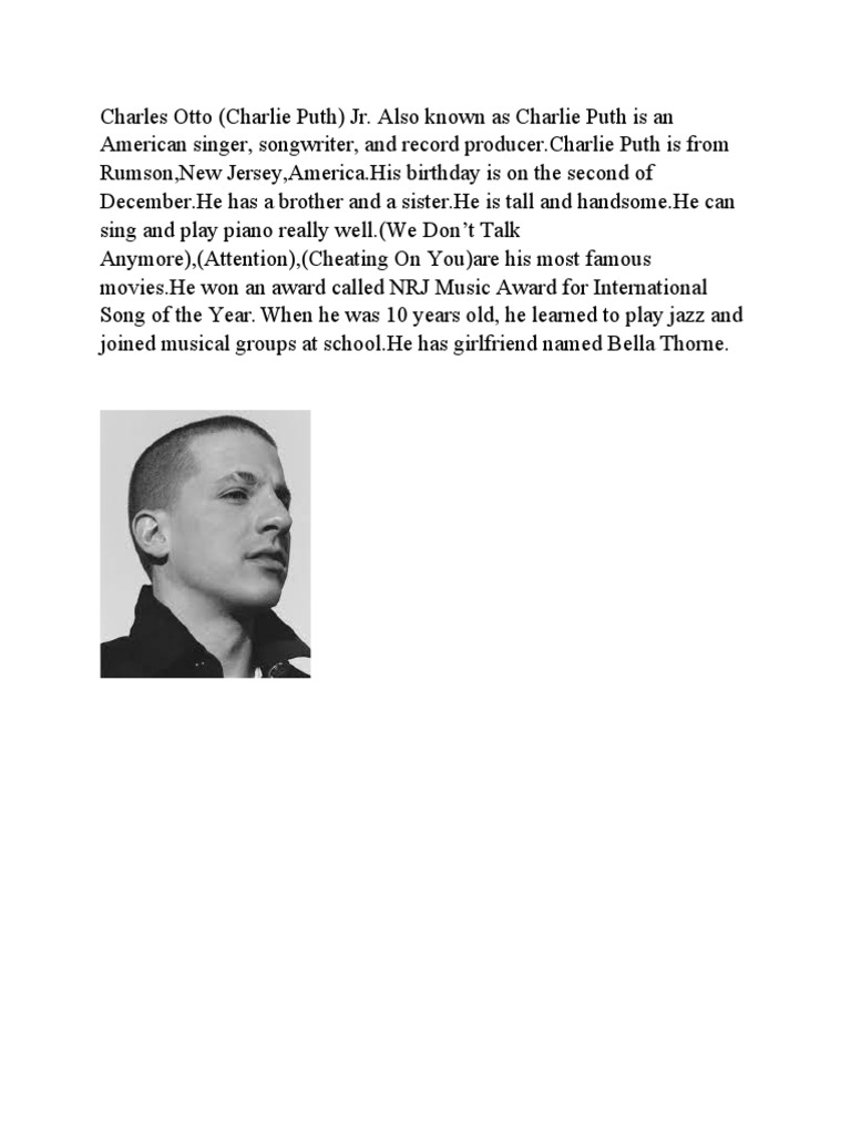 Charlie Puth | PDF