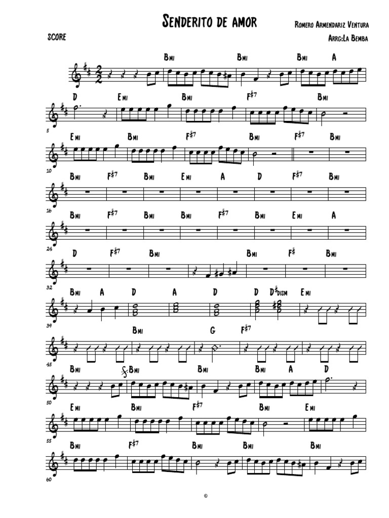 Senderito de Amor - Lizandro Meza | PDF