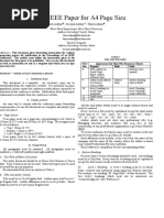 Ieee Paper Word Template A4 v3 | PDF | Letter Case | Page Layout