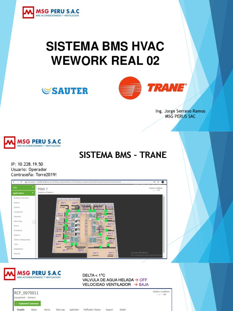Configuración BMS HVAC para Operadores | PDF | Tecnología