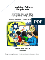 Balitang Isports | PDF