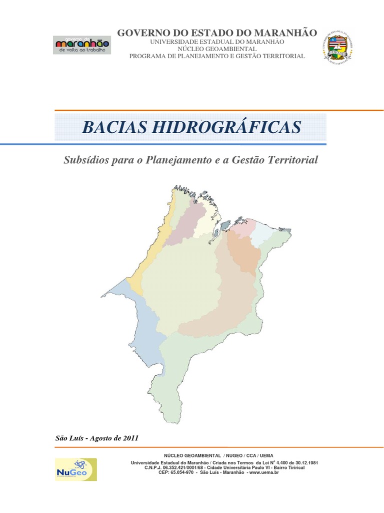 Bacias Hidrográficas do Maranhão | PDF | Geociências | Hidrologia