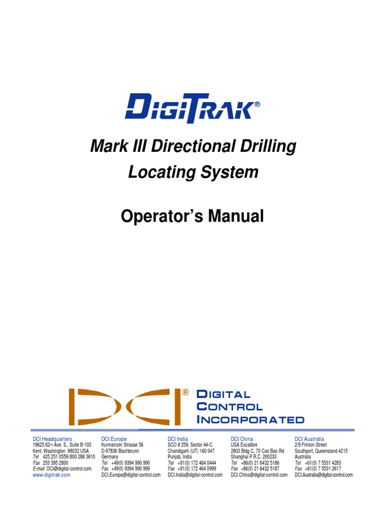Digitrak Mark III Owners Manual | PDF | Radio | Electromagnetic ...