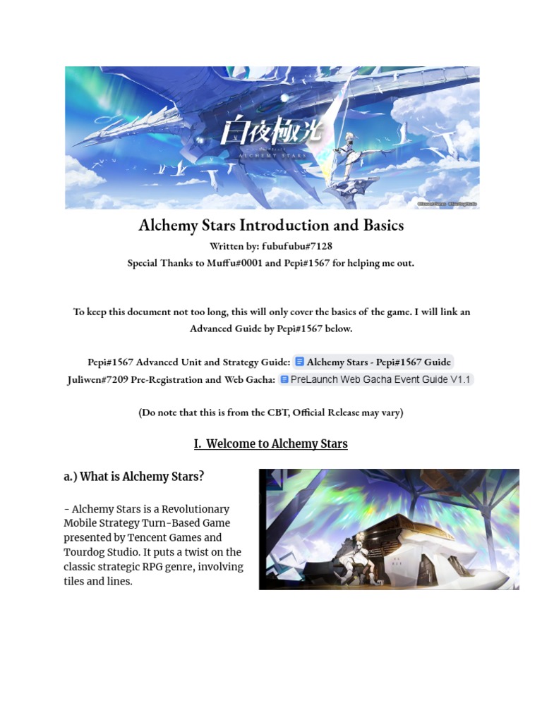 Alchemy Stars Introduction and Basics | PDF | Color