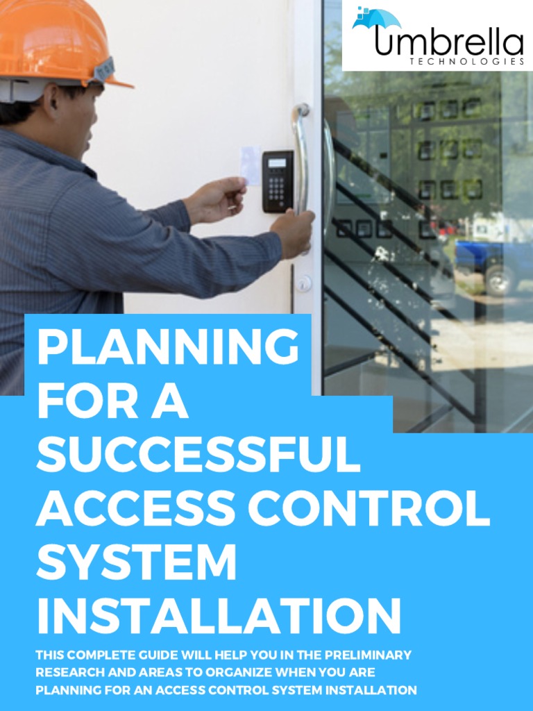 Planning For A Successful Access Control System Installation 1 | PDF ...