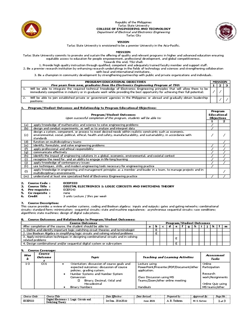 42 Ecep333 Digital Electronics 1 Logic Circuits and Switching Theory ... 42 Ecep333 Digital Electronics 1 Logic Circuits and Switching Theory ...