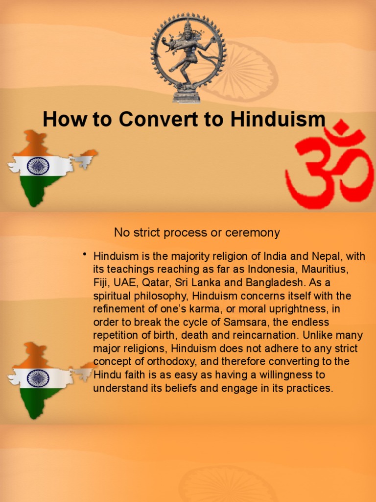 How To Convert To Hinduism | PDF | Karma | Religious Conversion