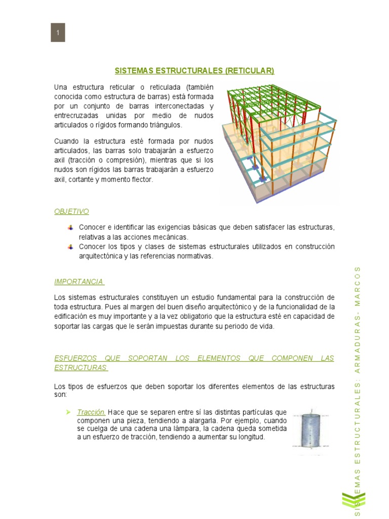 Estructuras Reticulares en Construcción | PDF | Braguero | Ingeniería ...