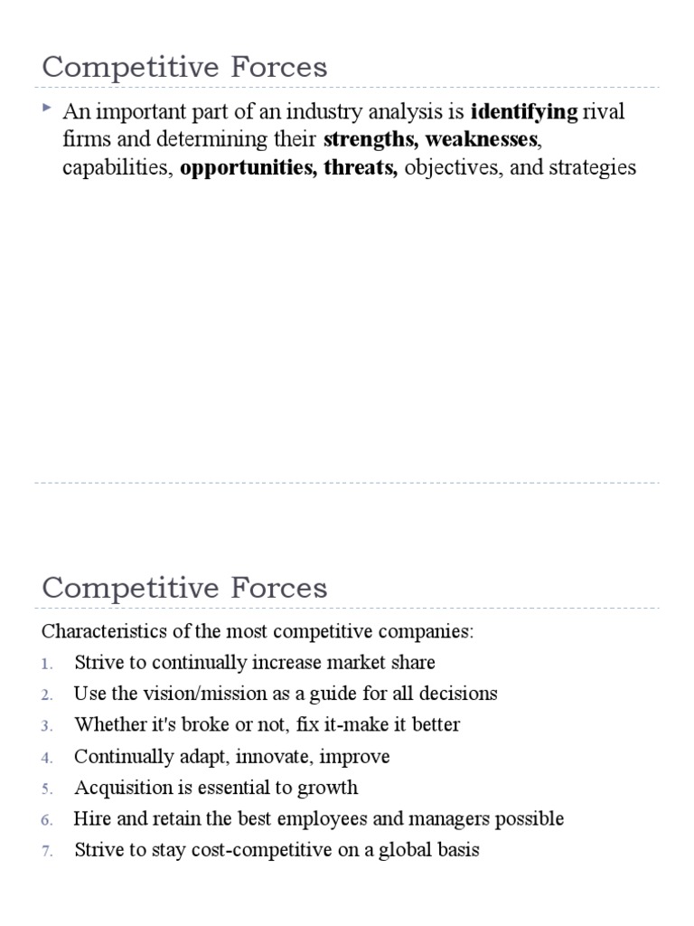 Lec 6 Competition | PDF | Competition | Marketing
