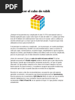 Notacion Cubo Rubik 3x3x3 Ilustrado | PDF