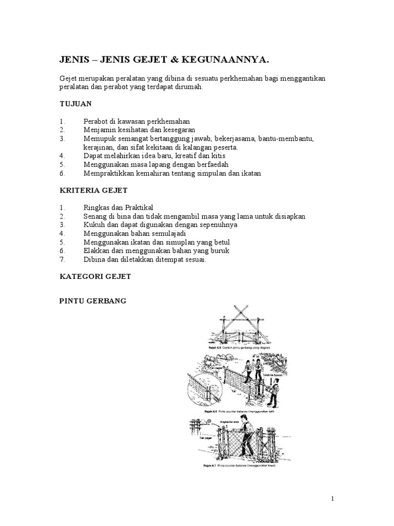 Nota PBSM Gajet | PDF