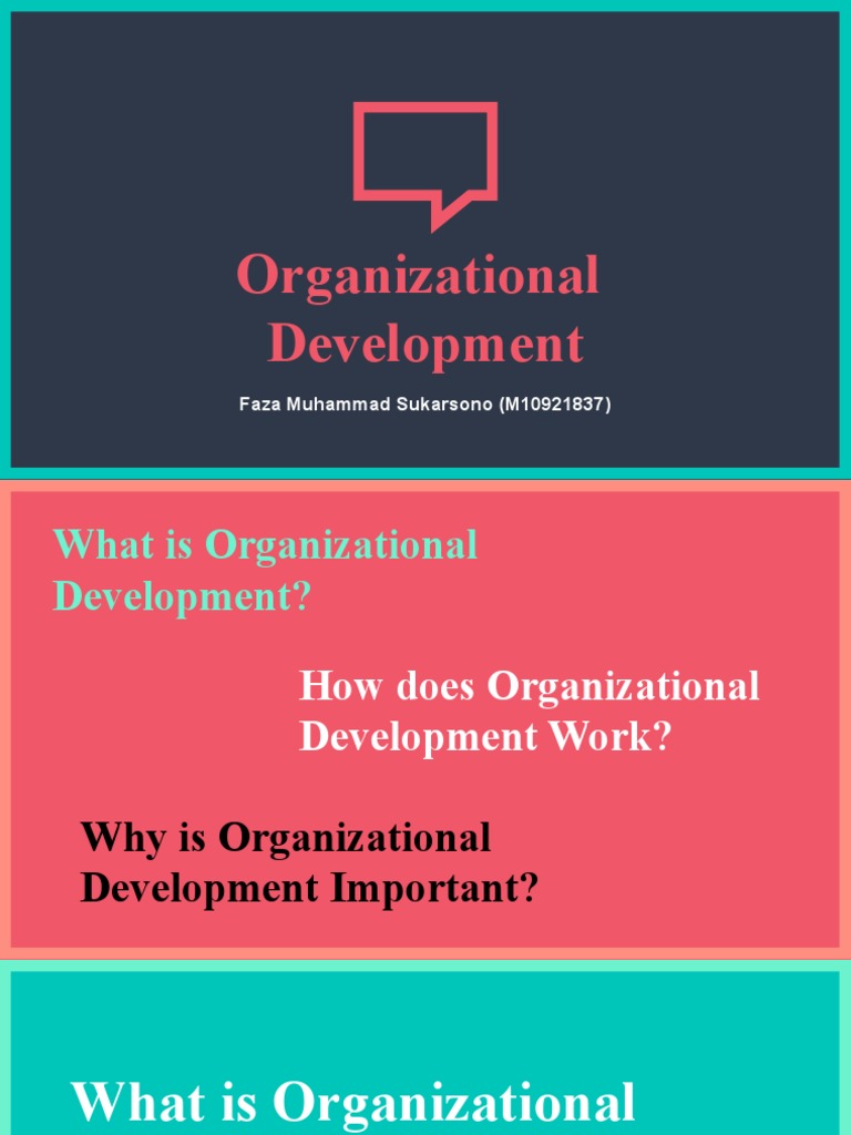 Understanding Organizational Development | PDF | Organization ...