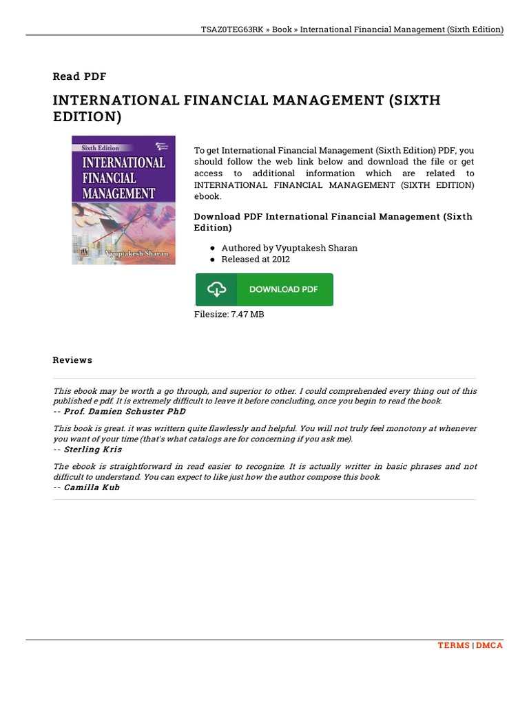 International Financial Management (Sixth International Financial ...