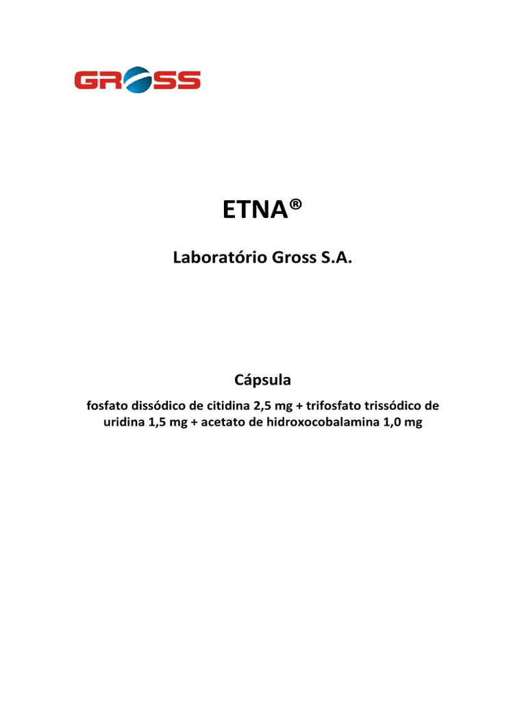 Etna Gross | Download grátis PDF | Sangue | Vitamina B12