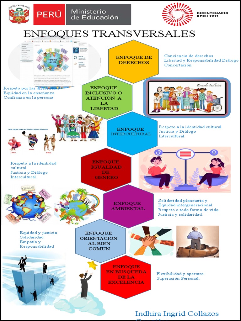 Infografía de Enfoque Transversales | PDF