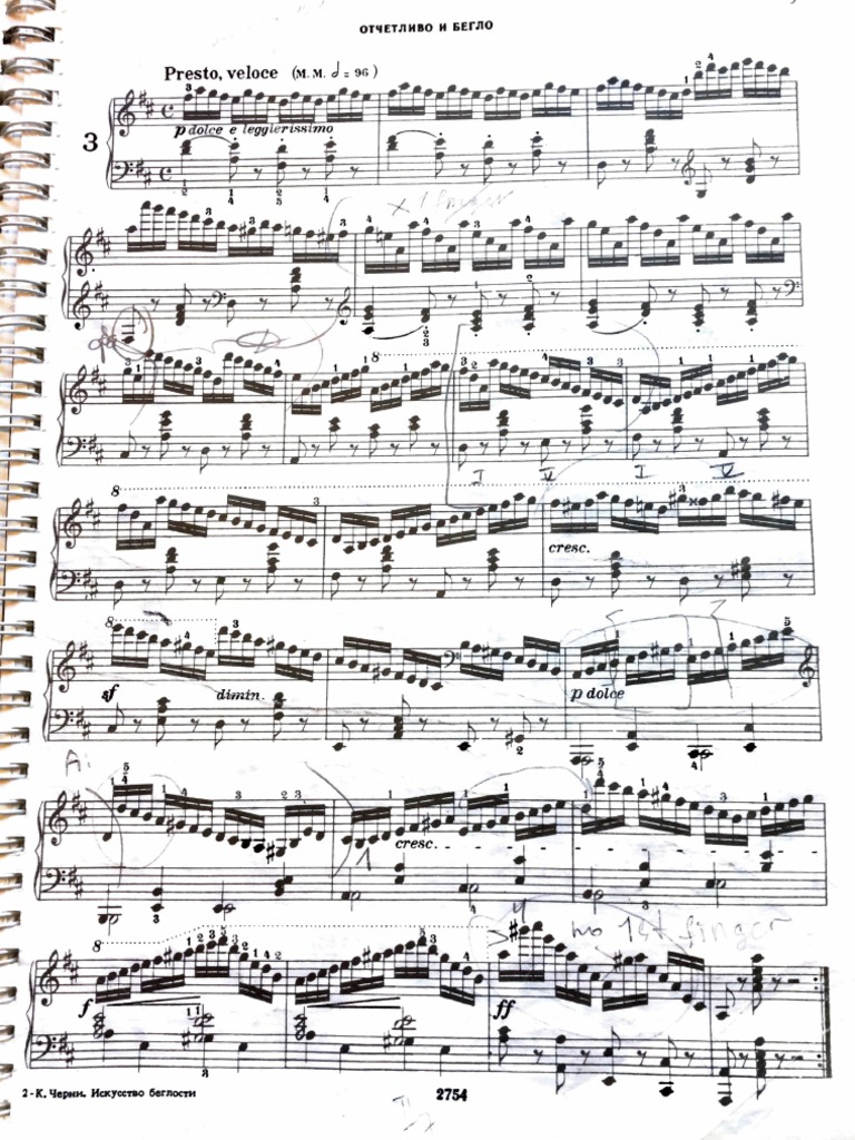 Czerny 3 Etude Op.740 | PDF