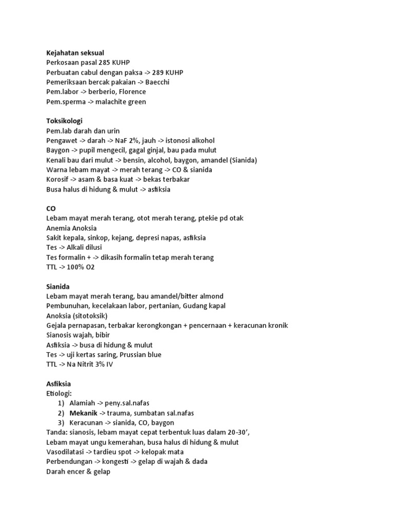 Tardieu Spot dan Asfiksia Mekanik | PDF | Kajian Bahasa Asing | Seni