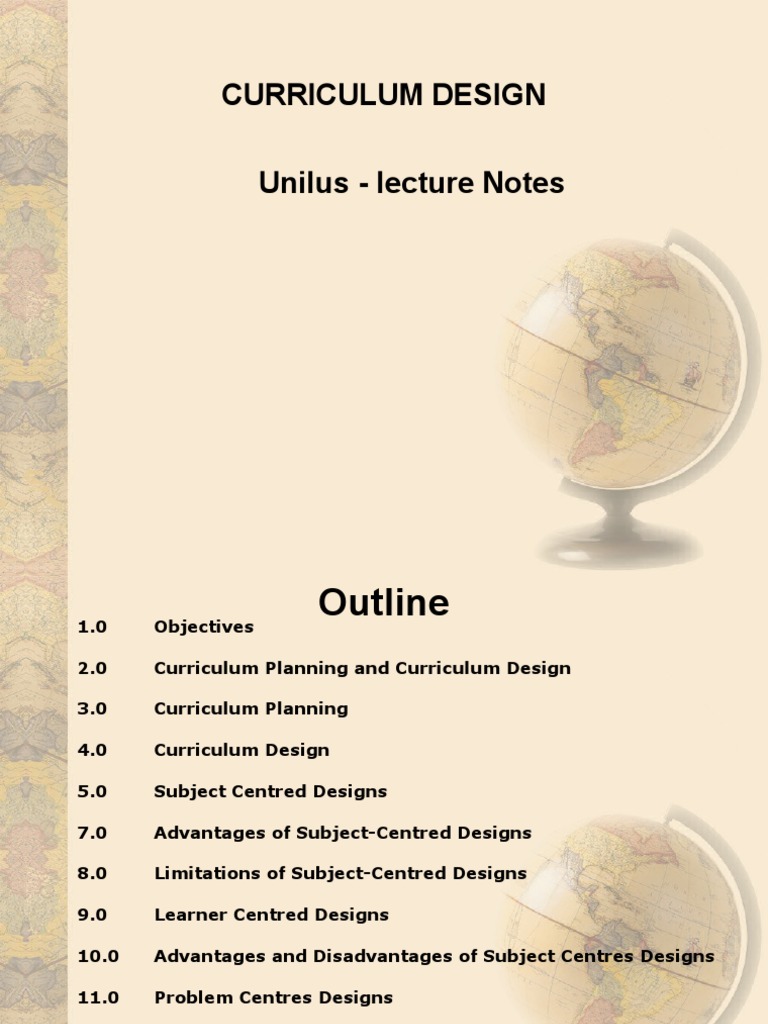 CURRICULUM DESIGN GUIDE | PDF | Curriculum | Learning