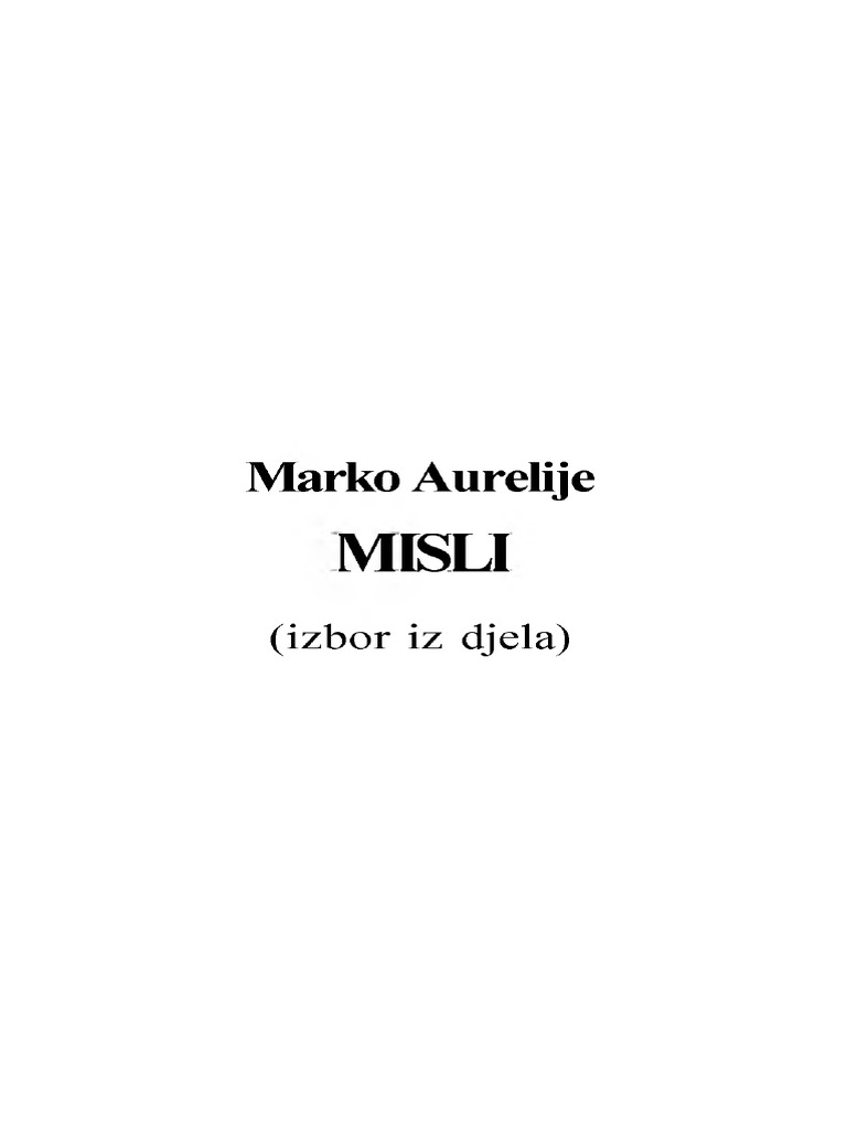 Aurelije Mislipdf Compress | PDF