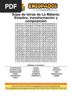 Sopas de Letras Energia | PDF
