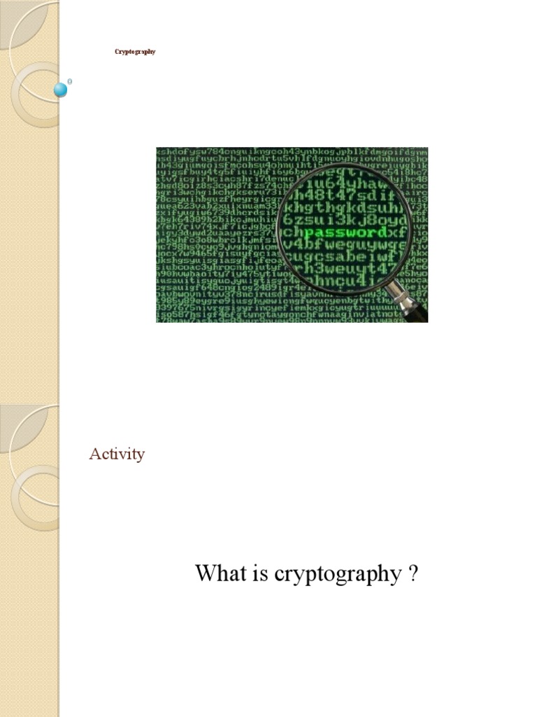 3 Cryptography | PDF | Cryptography | Cryptanalysis