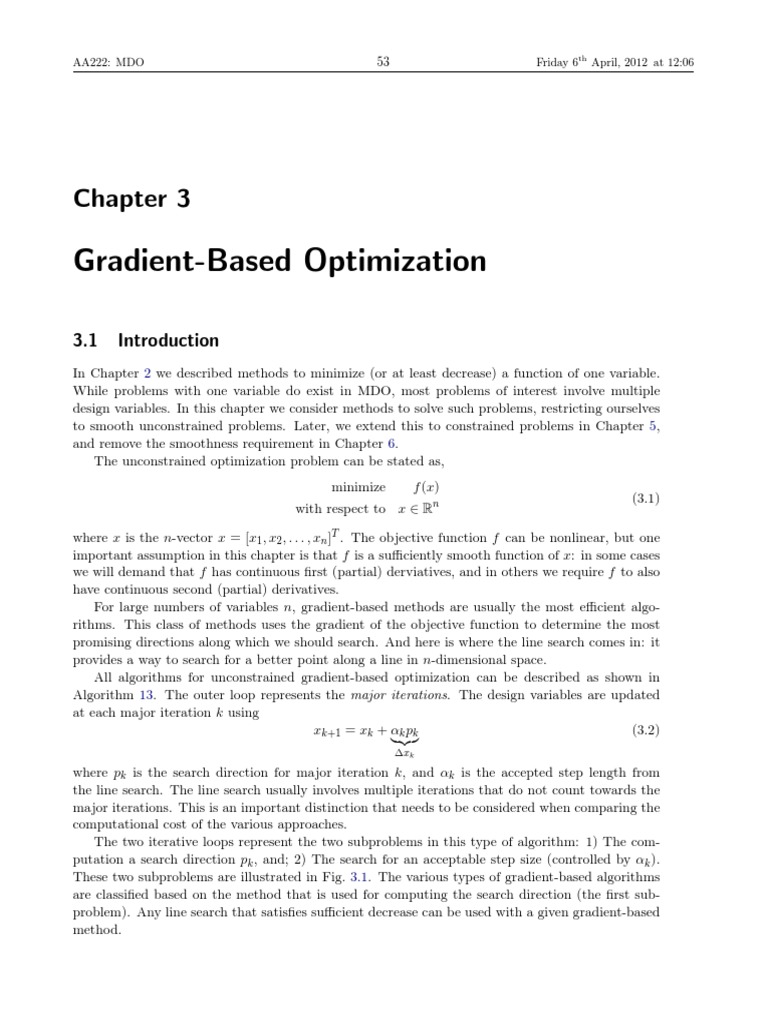 Gradient Based Optimization Pdf Mathematical Optimization Derivative