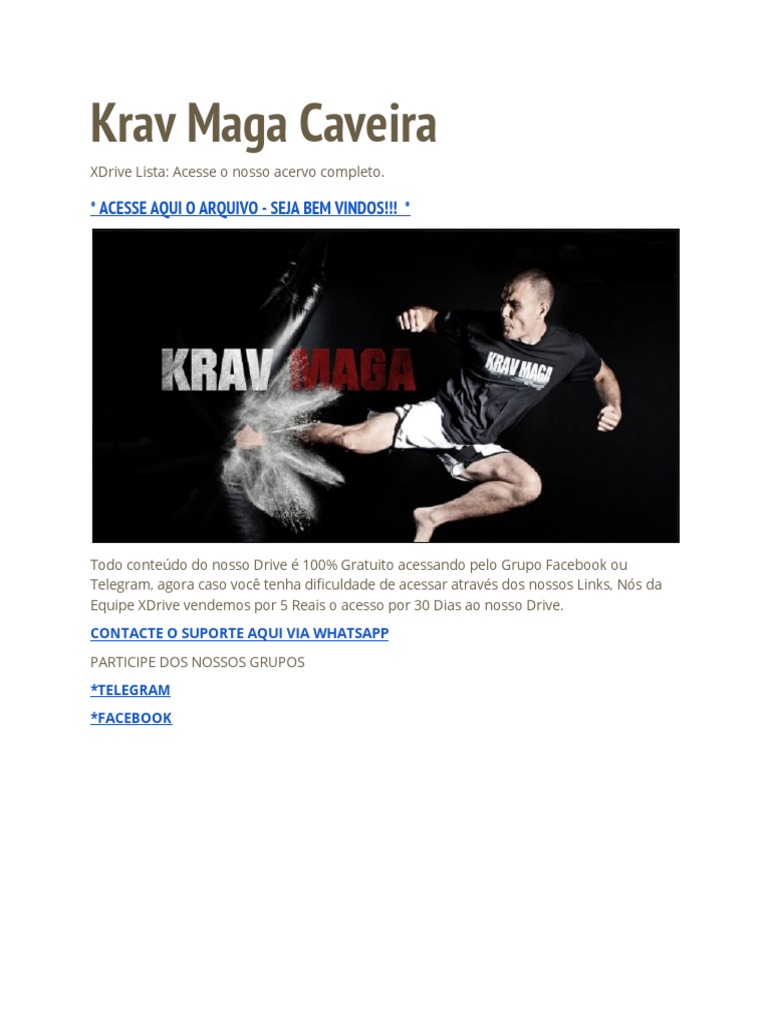 Krav Maga Caveira Xdrive | PDF