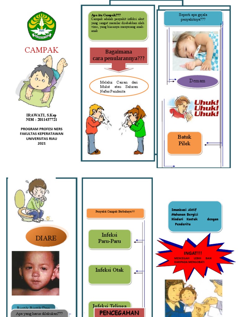 Leaflet Campak | PDF