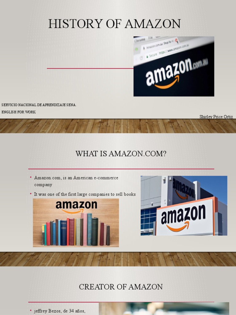 History of Amazon: Shirley Price Ortiz | PDF